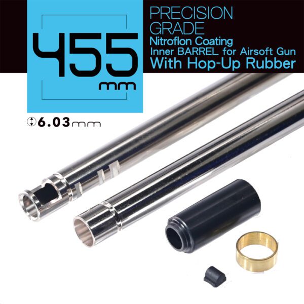 Cañon precision Ultimate AEG 455mm - 6,03diam Nitroflon - Unicorn ...